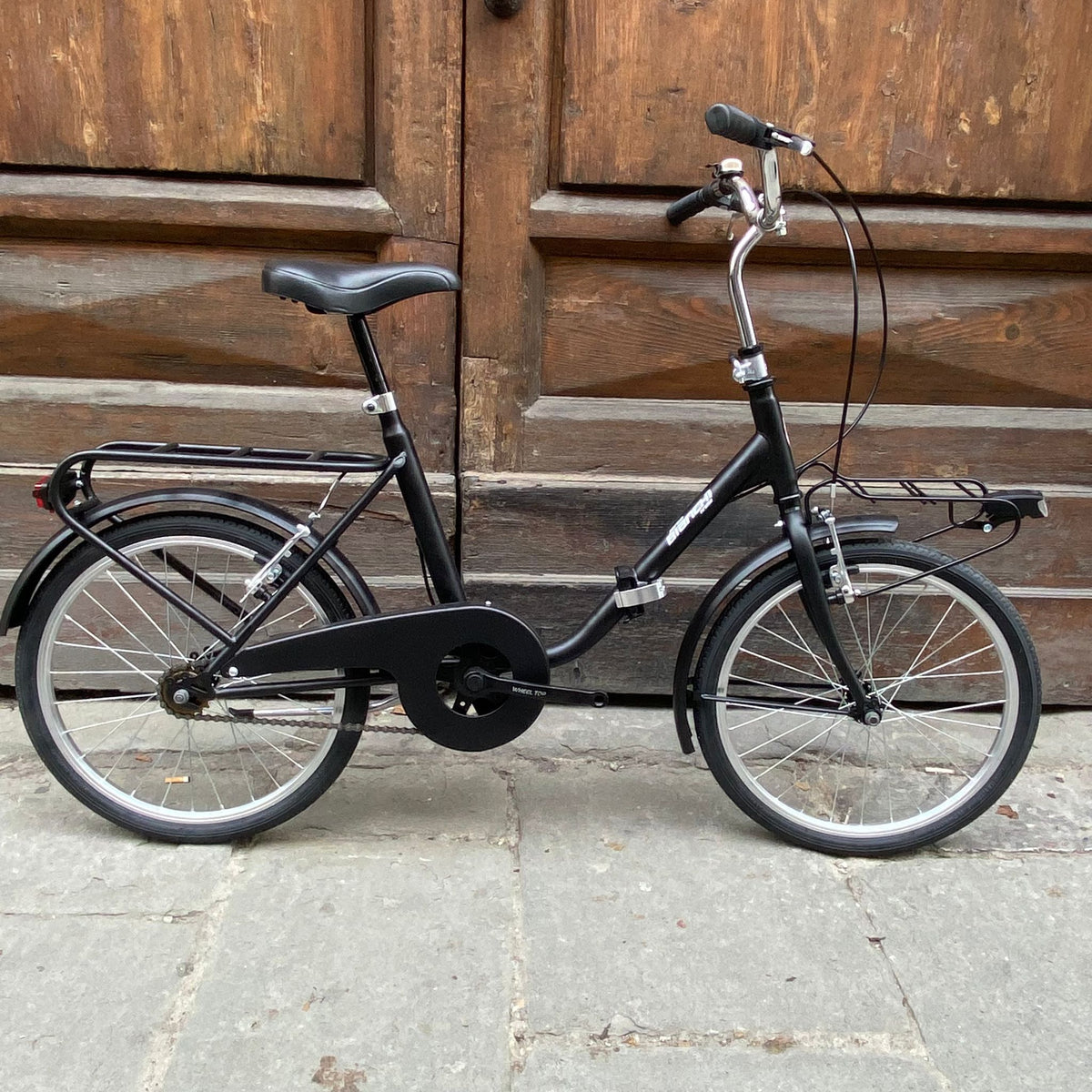 Bici Pieghevole 20 Pollici Nera - Soluzione Pratica e Compatta Città ...