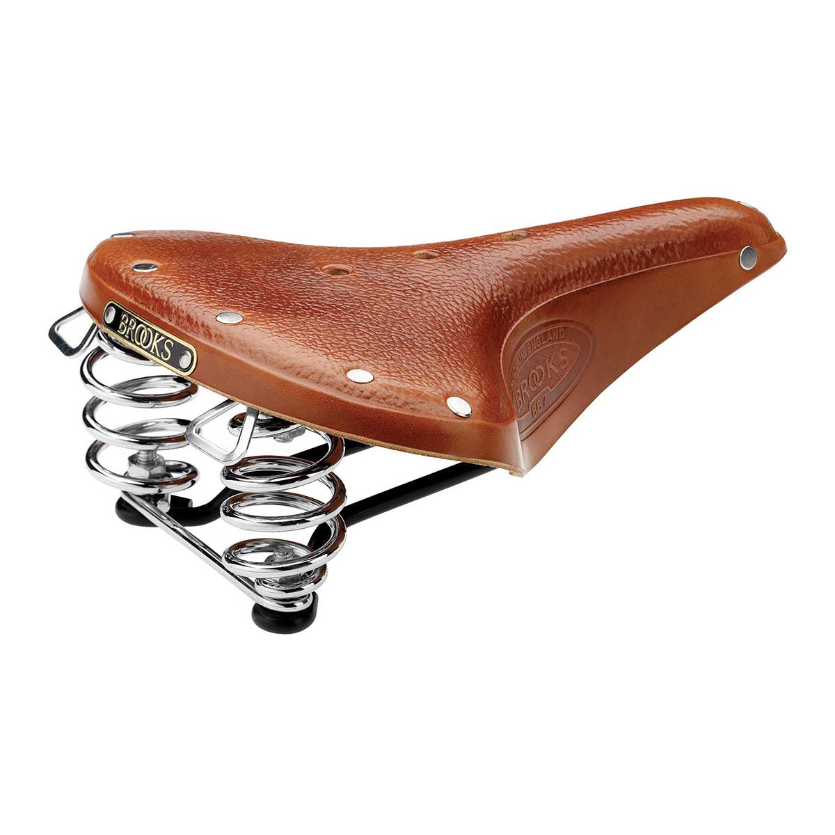 Brooks B67 Honey Leather Saddle | Sergio Bianchi – ciclisergiobianchi